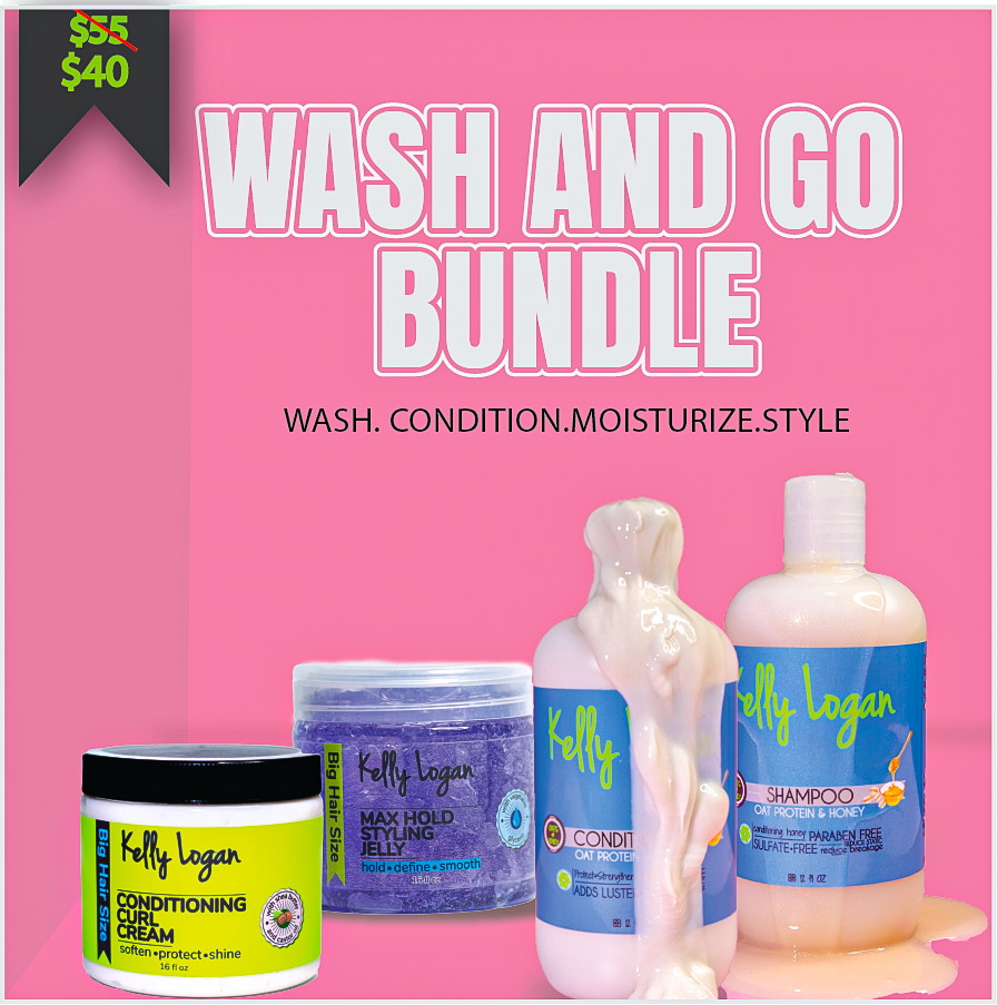 Wash-n-Go bundle– Kelly Logan natural hair essentials